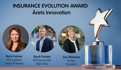 Här är de nominerade bidragen till årets Insurance Evolution Award ...
