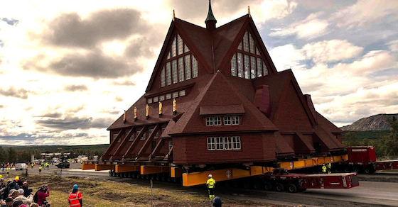 LFAB var försäkringsgivare för kyrkflytten i Kiruna - Sak & Liv